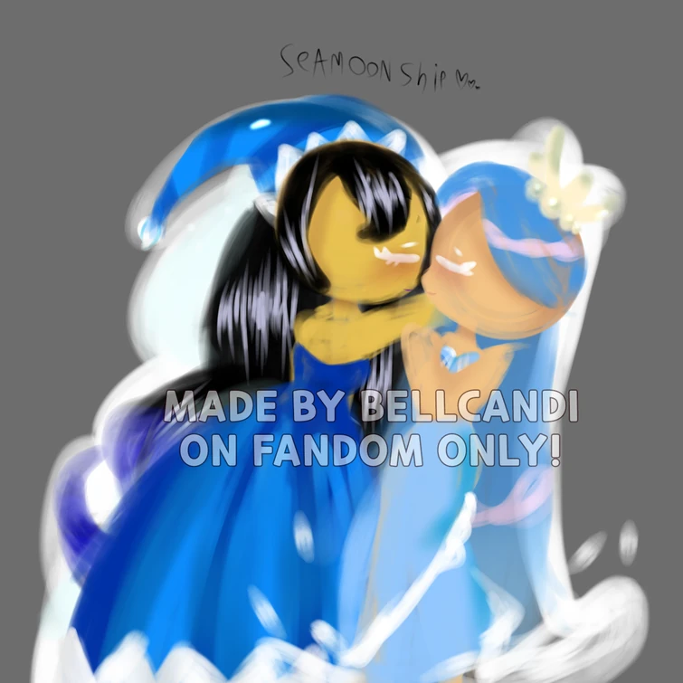 Moonlight cookie and sea fairy cookie fanart! (seamoon ship ofc) | Fandom