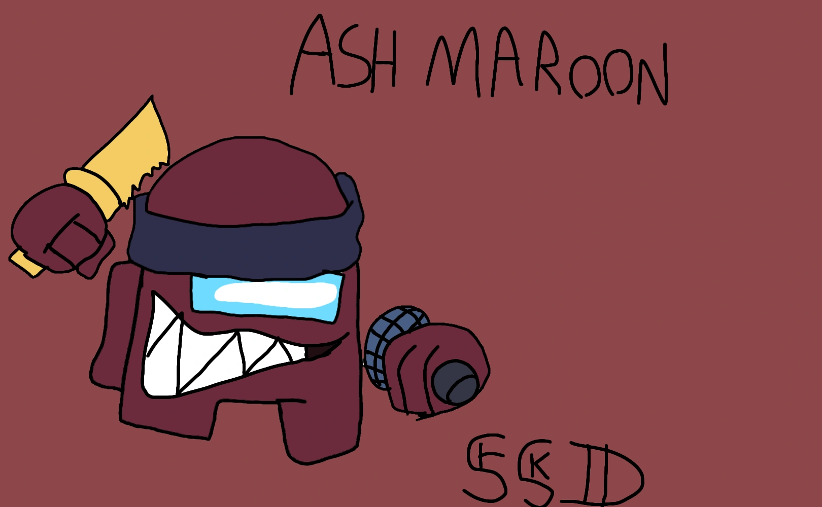 Sr Skid's Drawning PFP Gang MEMBERS Again 13: Ash Maroon | Fandom