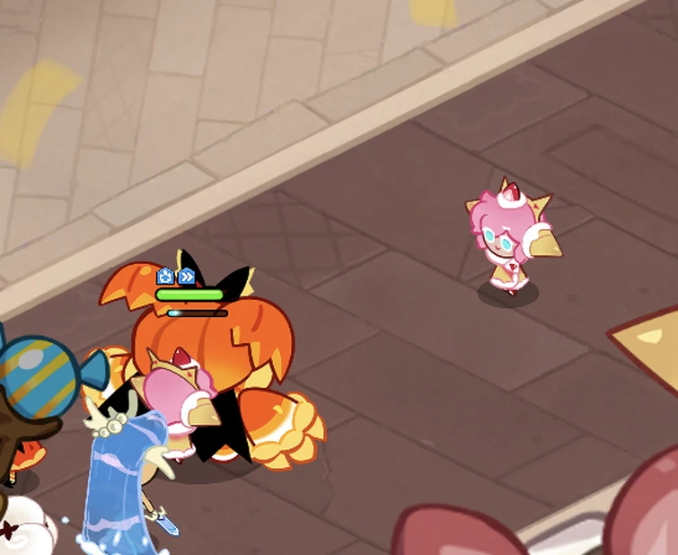 Crepe hides behind Pompon to avoid facing themself | Fandom