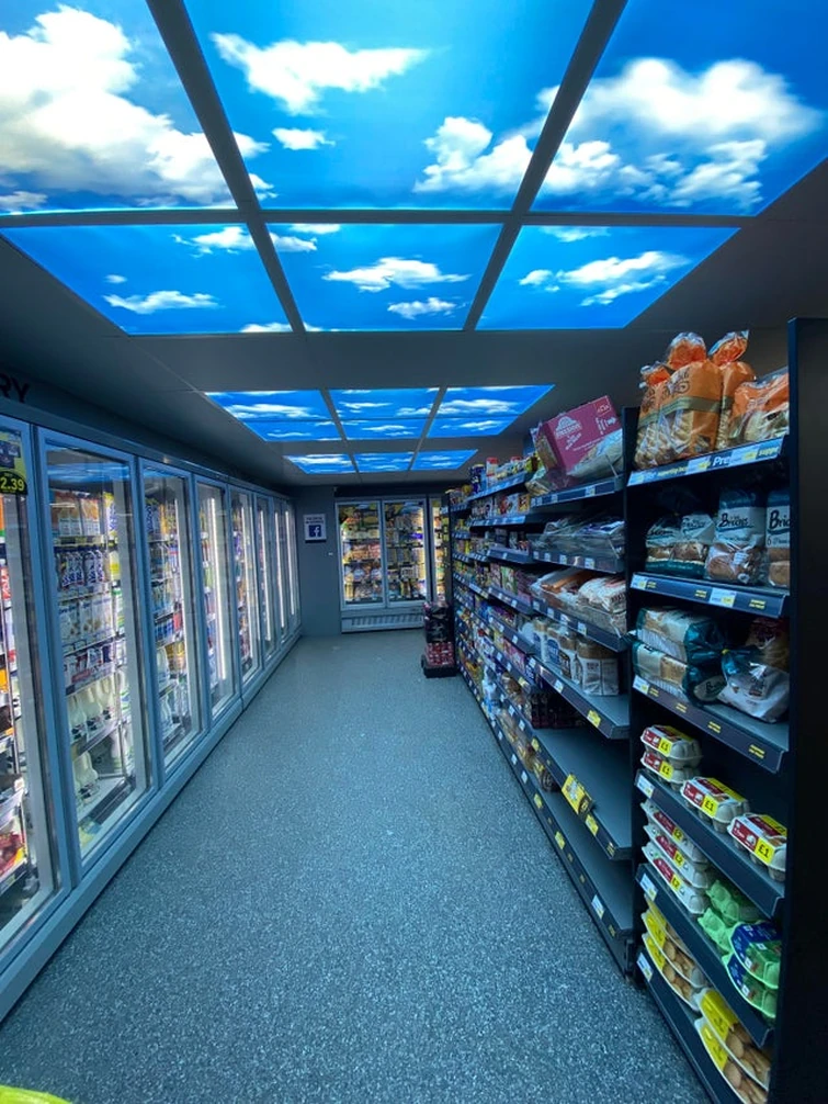 gimme a random liminal space image and i will draw a monster design ...