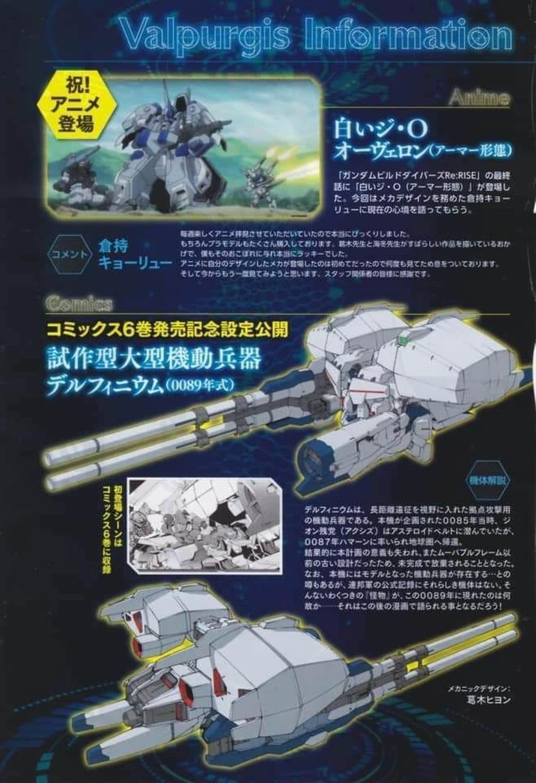 New details on the Gundam Over. On | Fandom