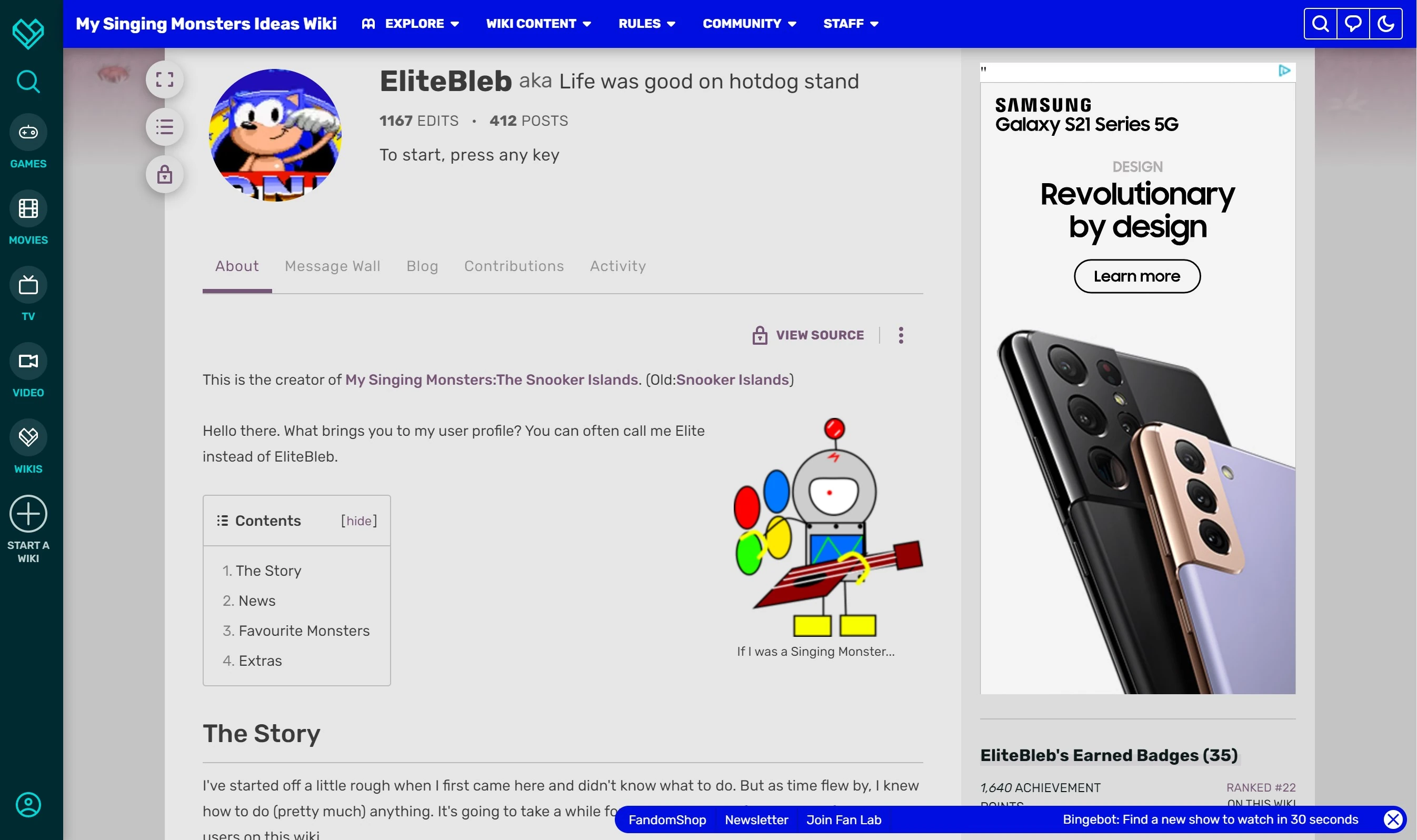 I seen the new design on Guest mode! | Fandom