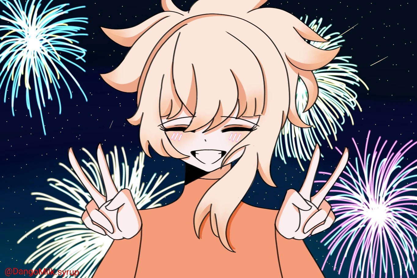 yoimiya + fireworks | Fandom