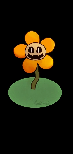 I drew Flowey! | Fandom