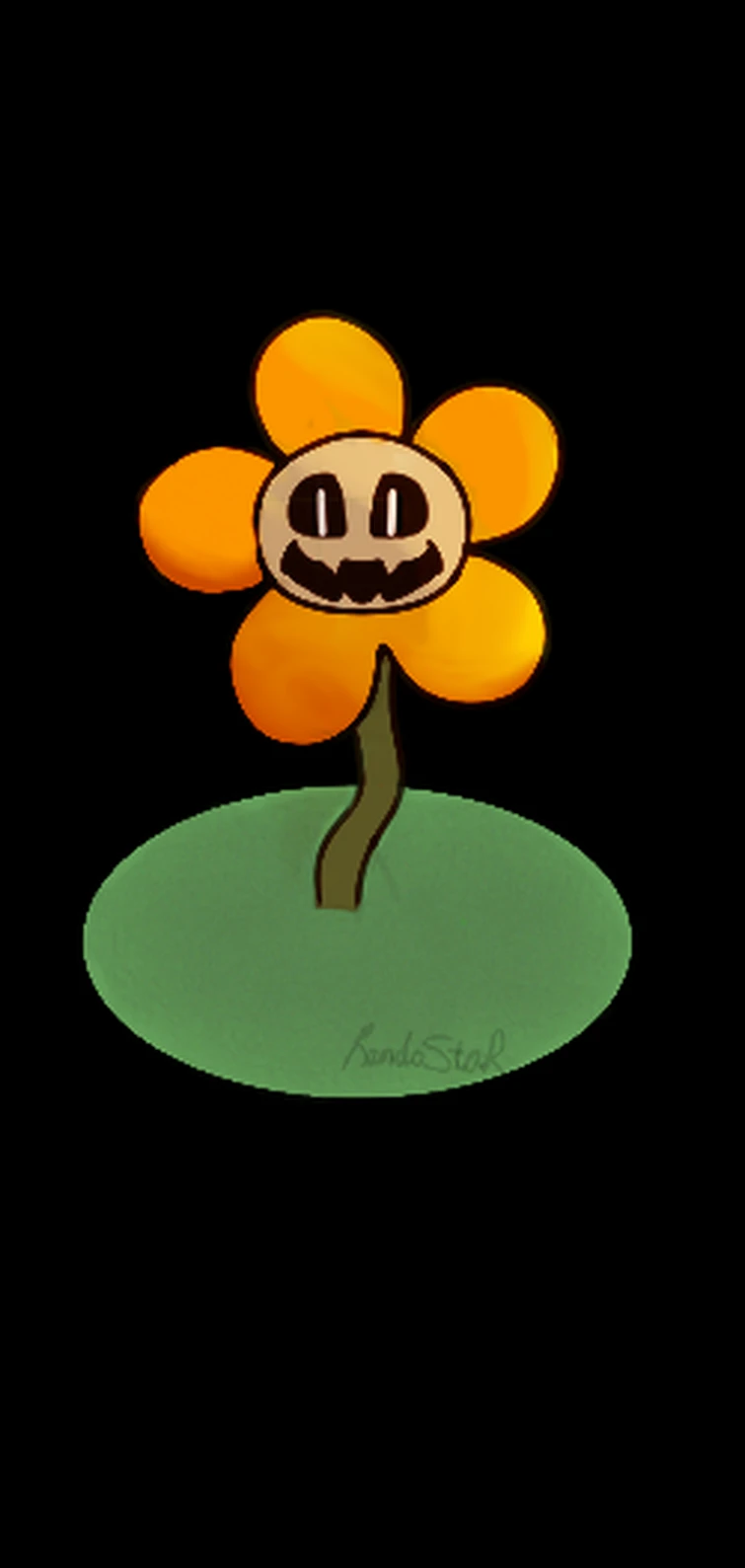 I drew Flowey! | Fandom