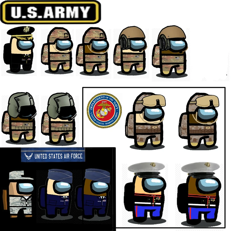 Among Us Military Skins | Fandom
