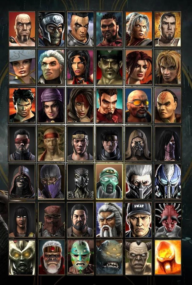 Either base game or DLC, your 10 must characters for MK12 abscent from ...