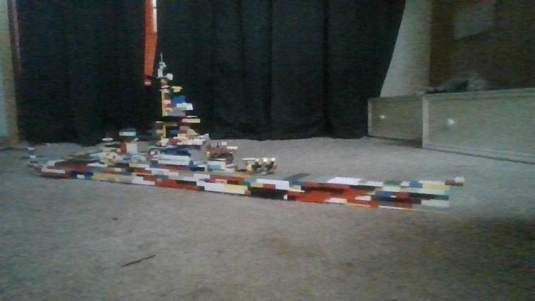 i Built USS Nevada & USS Wisconsin out of lego's (Took me 58 minutes to ...