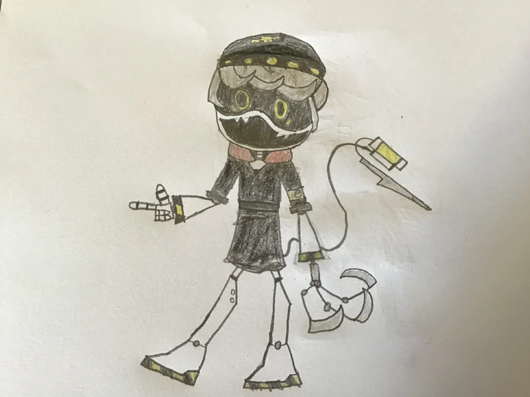 God dammit he’s drawn Murder Drones again. | Fandom