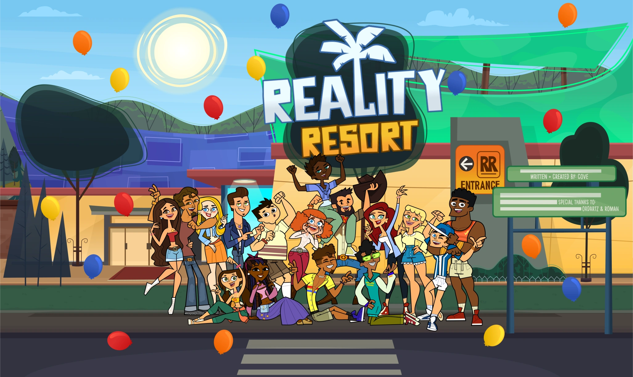 Who wants to see a drinking competition on Reality Resort? Which team ...