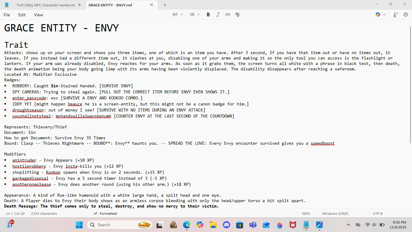 PAGE - ENVY AND DECEIT | Fandom