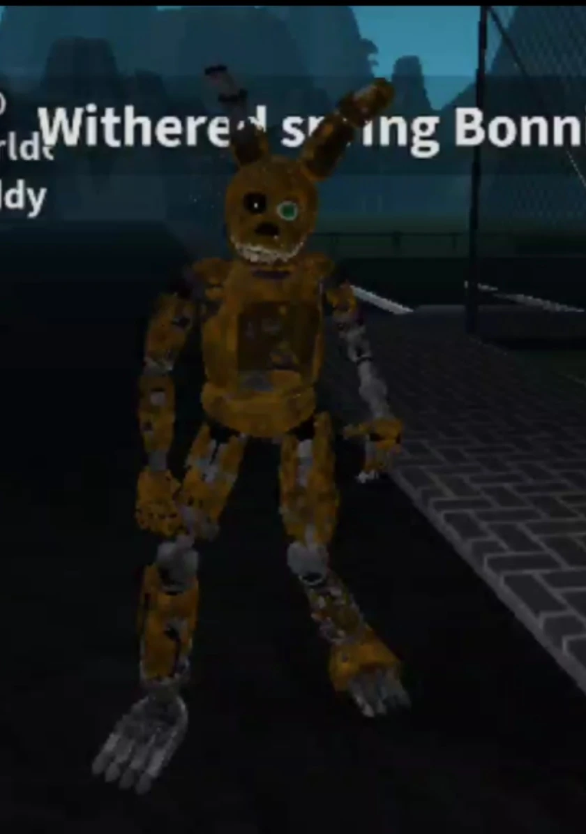 My new Withered Springbonnie oc | Fandom