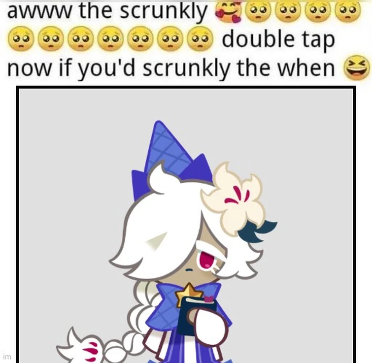 academy white lily is scrunkly