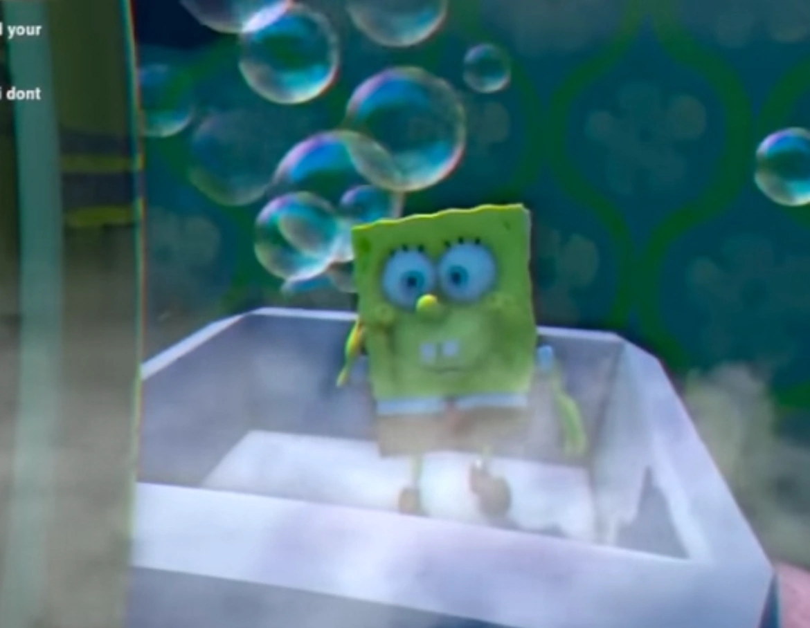 SpongeBob in the shower | Fandom