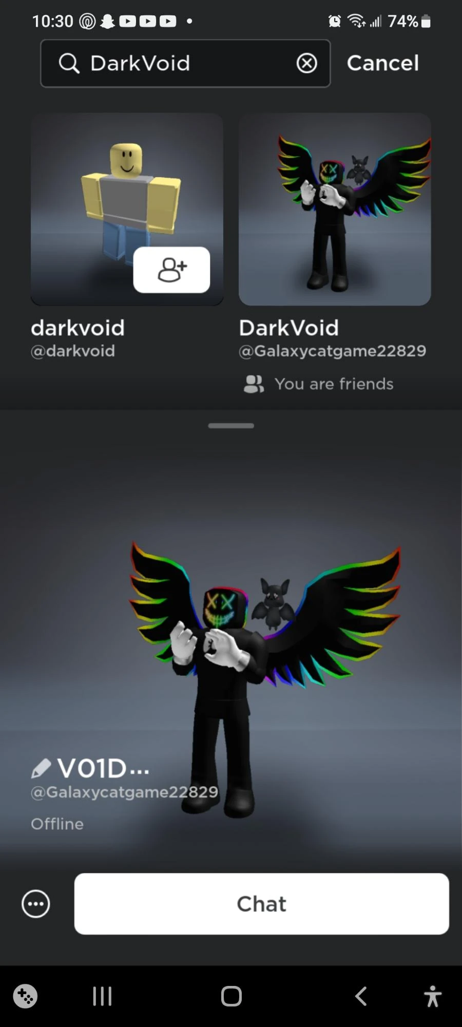 So roblox added this new feature that let's you make custom names for ...