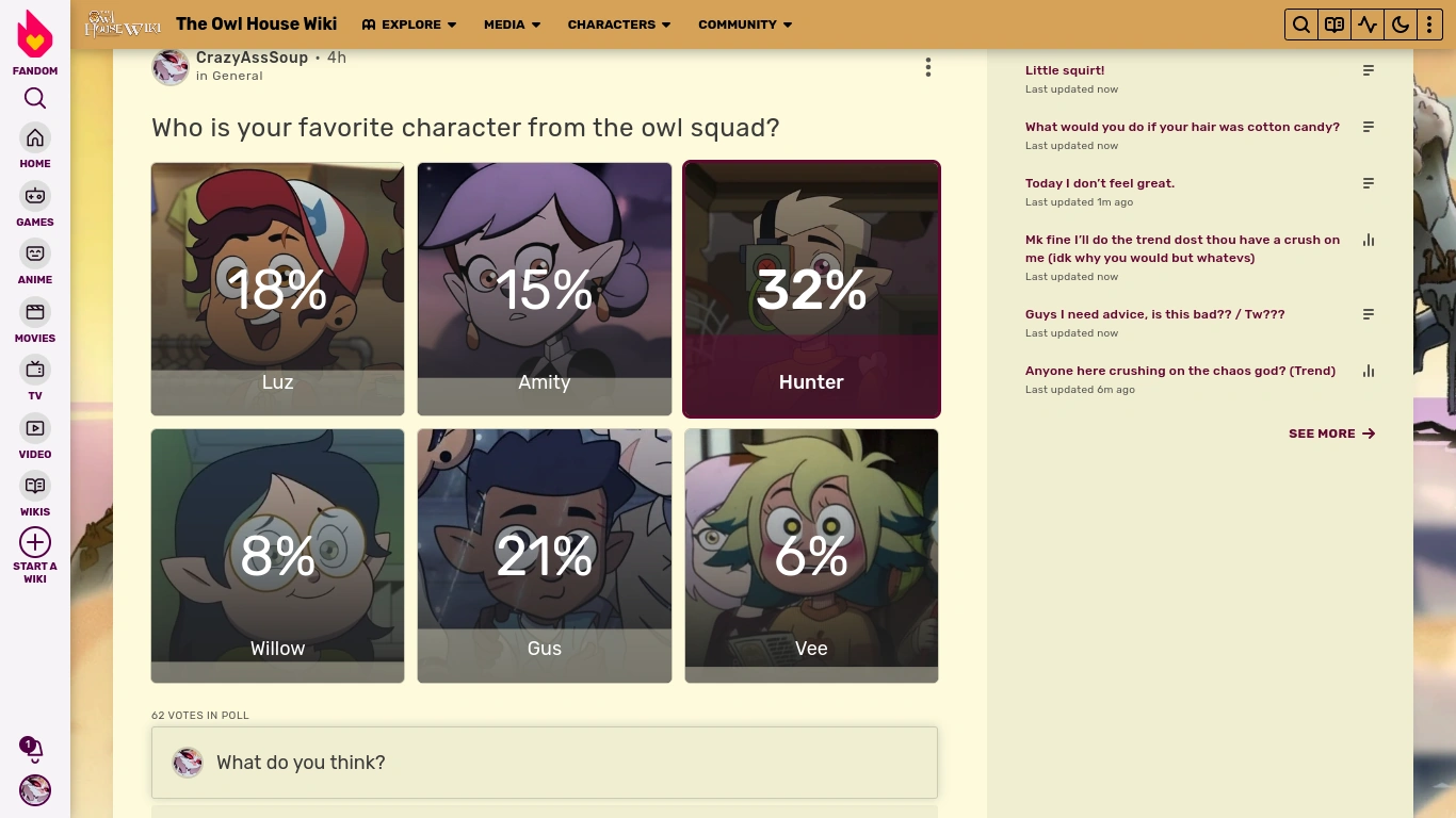How did my poll get 62 entries and become one of the most active ...