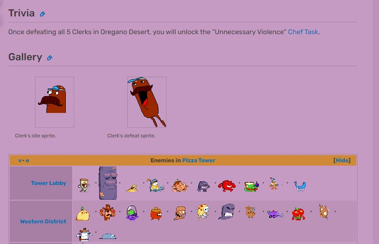 add clerk to western district enemies thing hes not there | Fandom