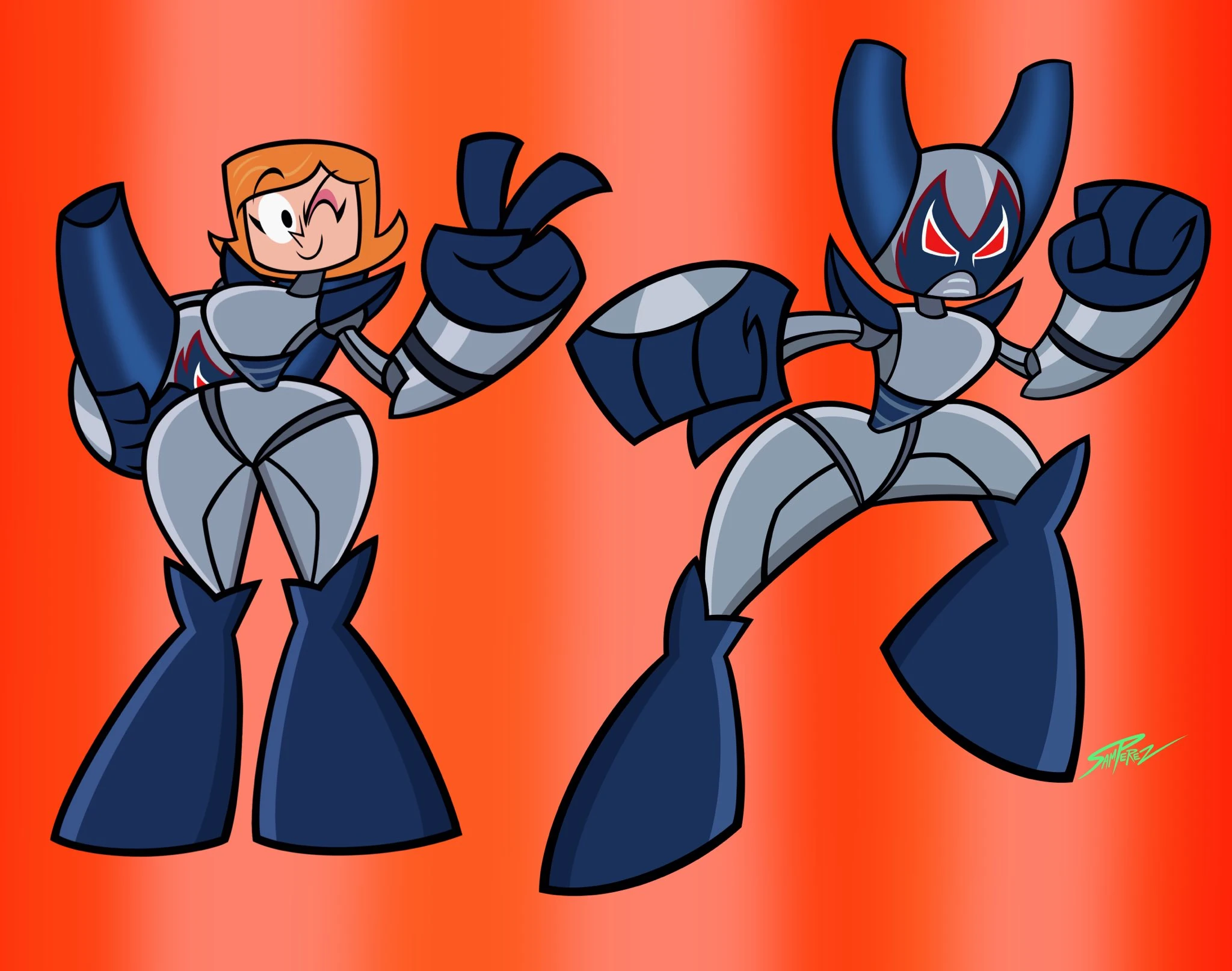 (@SamDraws20) Robotboy. So why not make her the protagonist instead ...