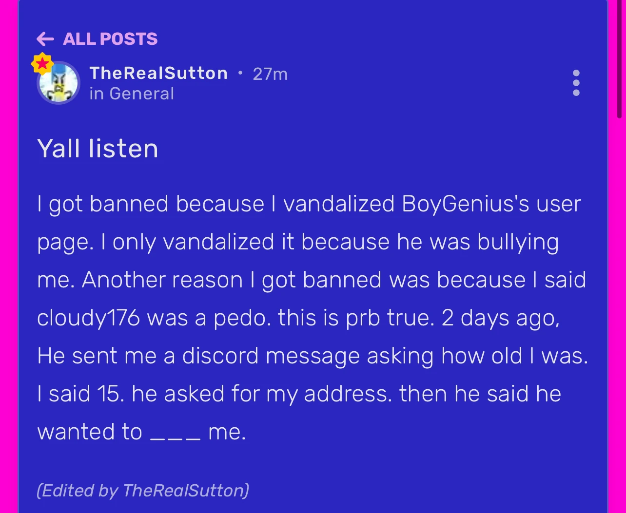 I hate Cloudy as much as the next guy, but this seems pretty suspicious ...