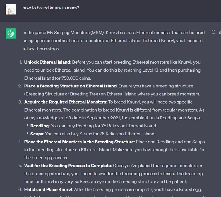 ChatGPT guesses Knurv's breeding combination??????????????????? | Fandom