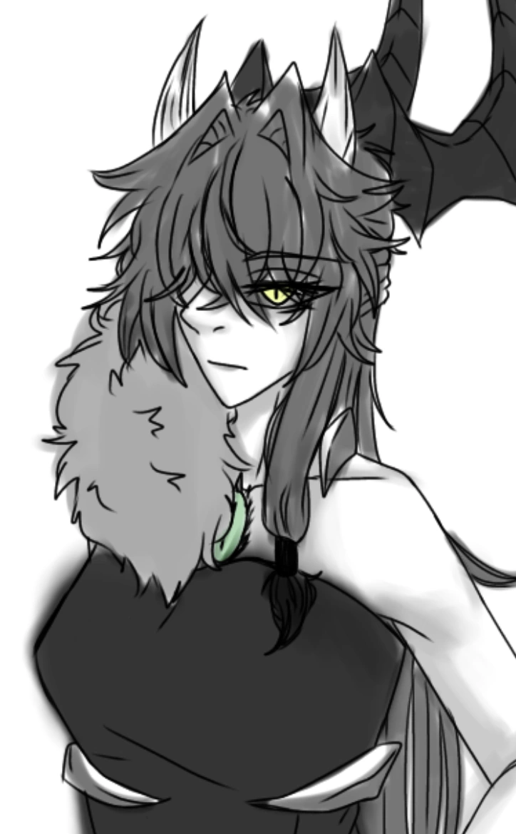 I love drawing my para as a hooman way too much but it’s also a pain to ...