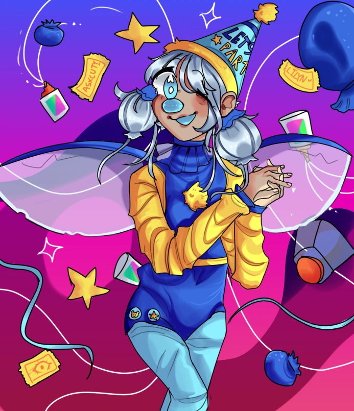 drew a humanized buoyant bee! | Fandom