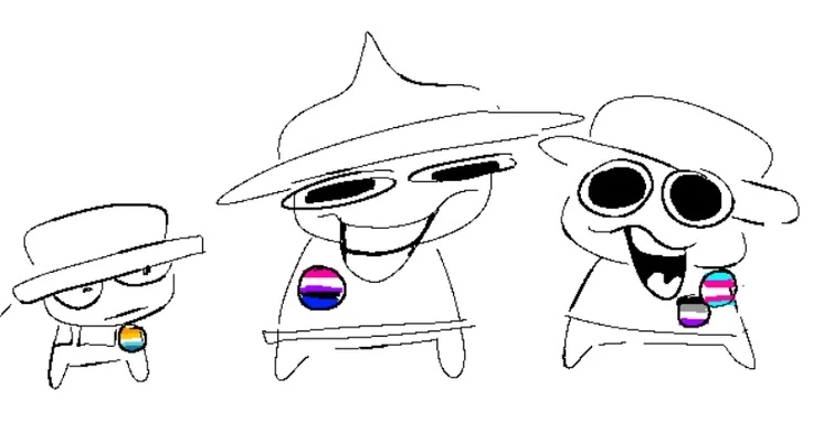 Idfk,,, HUGE off topic art dump… stinky fnf mods are brain washing me ...