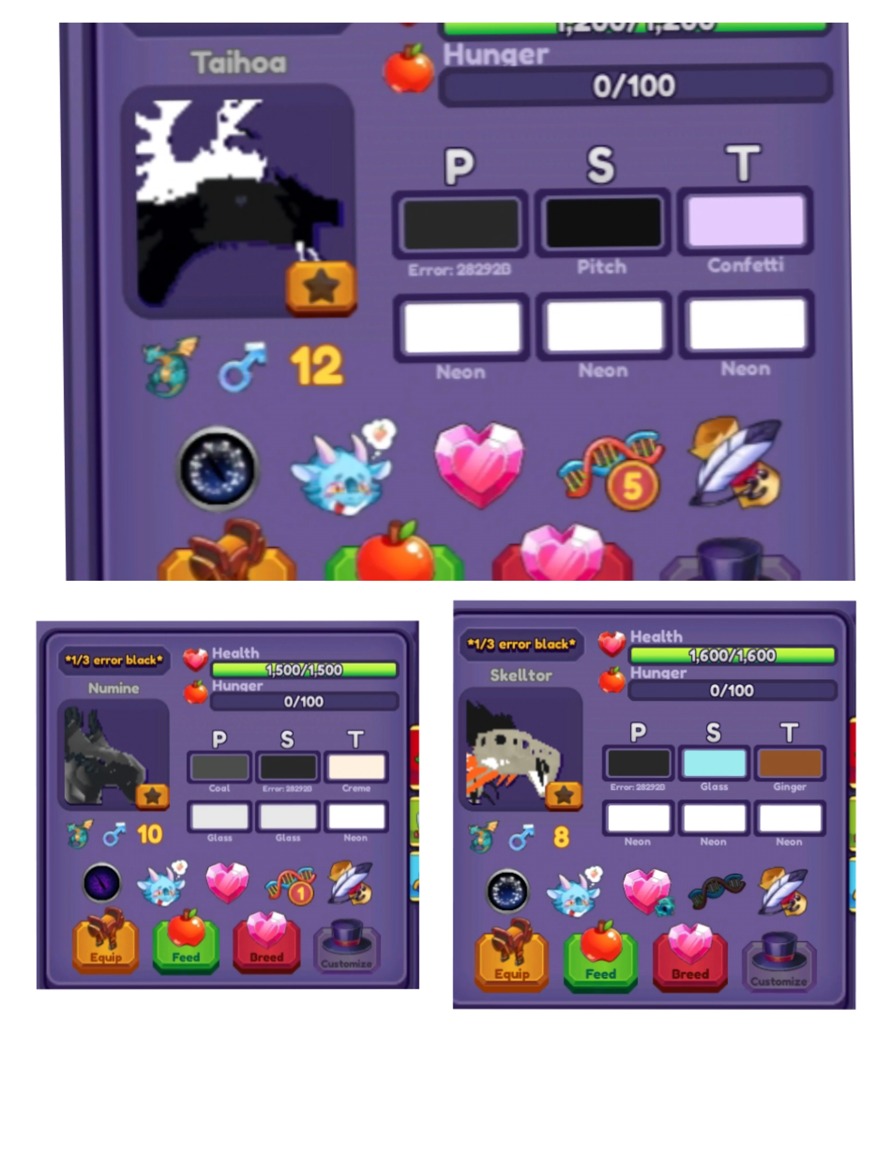 Lf:1/3 error magmip or 1/3 error black Amphyll offering these | Fandom