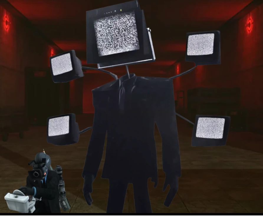 According to my calculations, this is the height of the Large TV Man ...