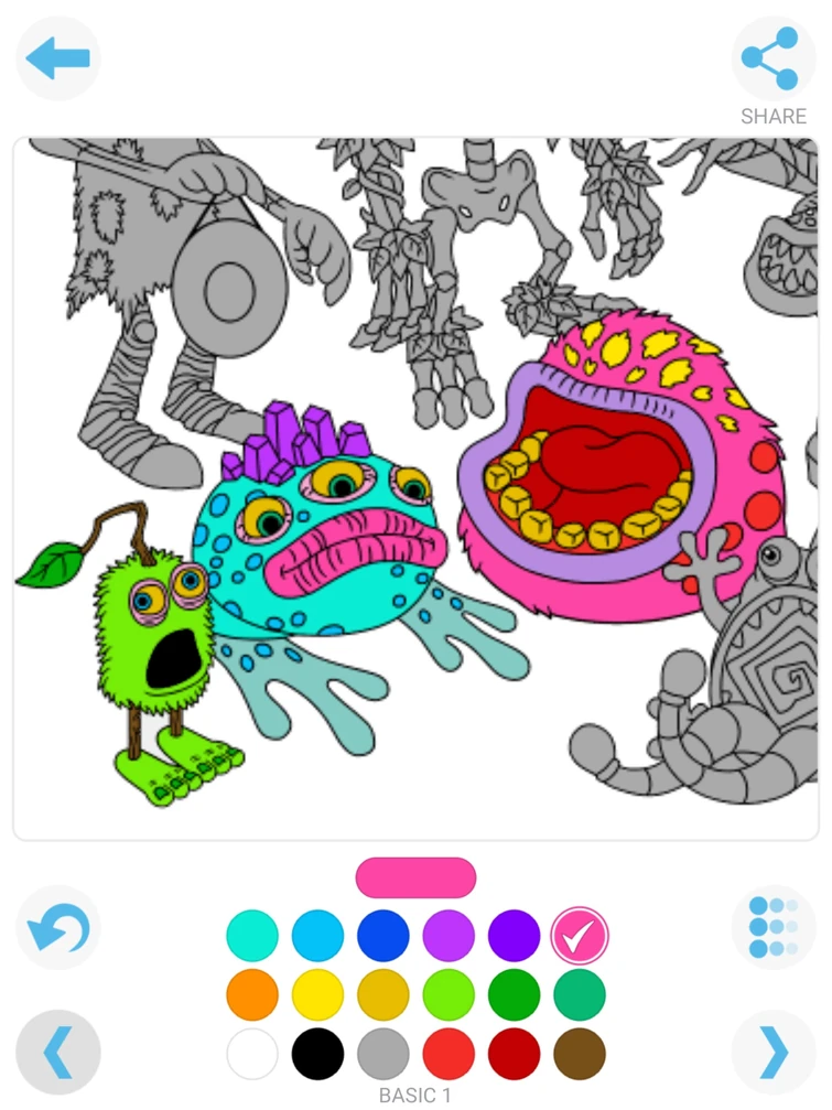 Msm color book : plant island (drawing 1) (update 3) (+Maw) | Fandom