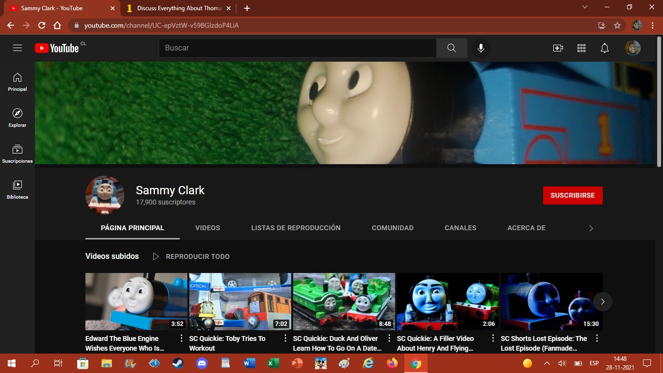 For those who don't know, this is Sammy Clark's YouTube channel: | Fandom