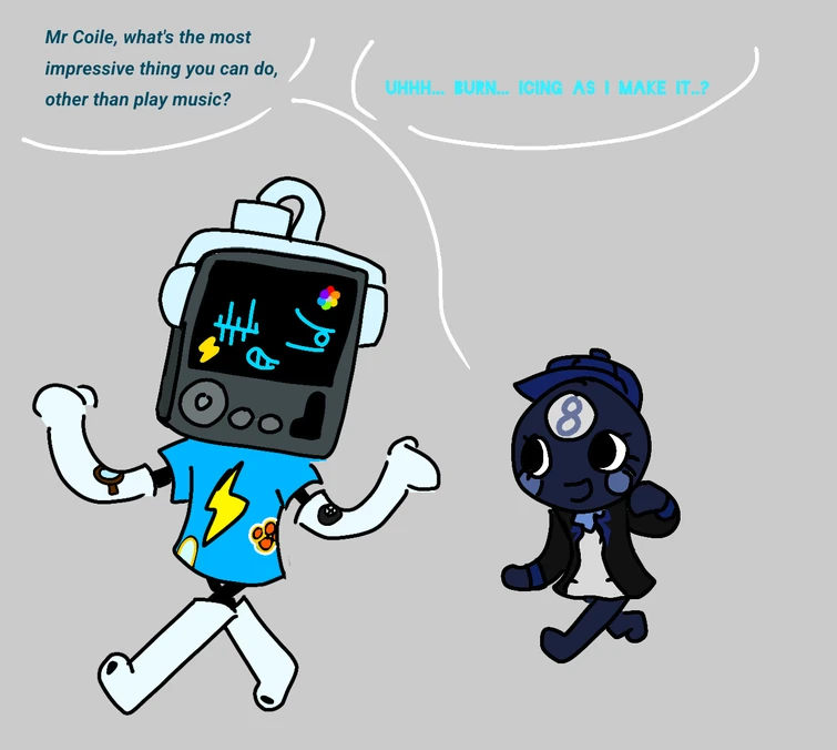 Interaction of my OC Coile and Toodles (colored doodle) | Fandom