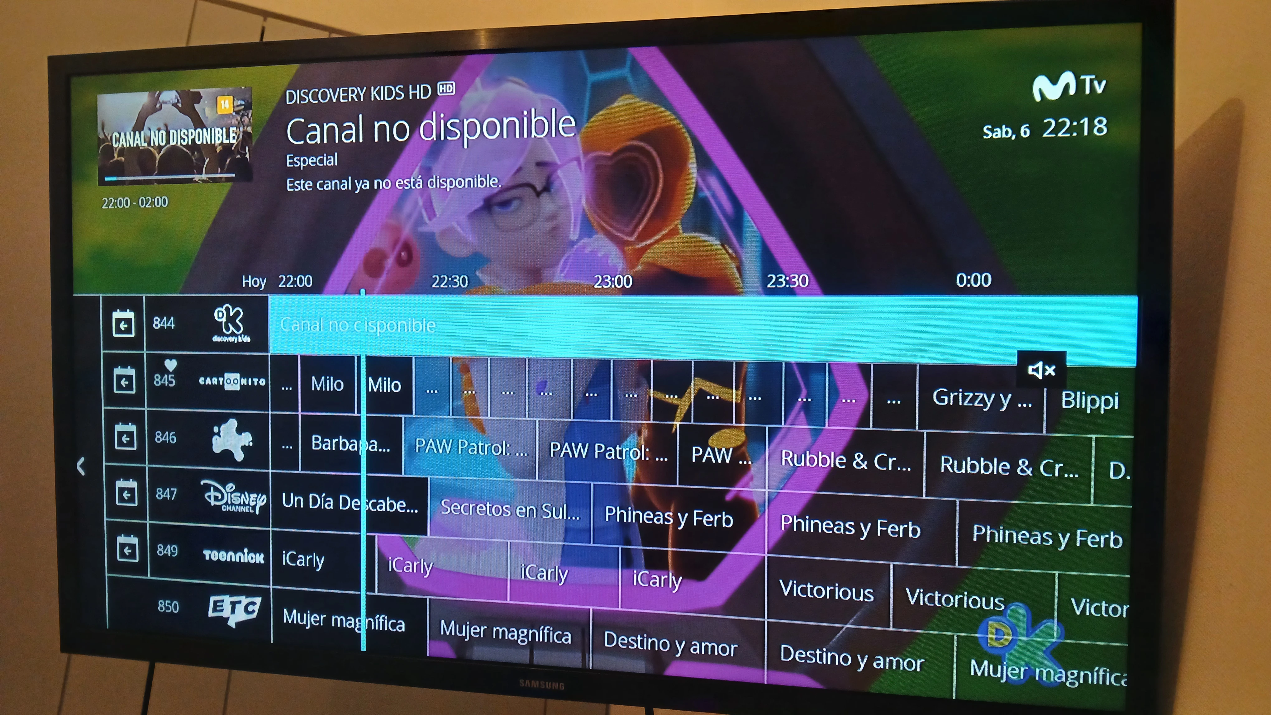 Ugh, pusieron Canal no disponible en discovery kids en mi operador de ...
