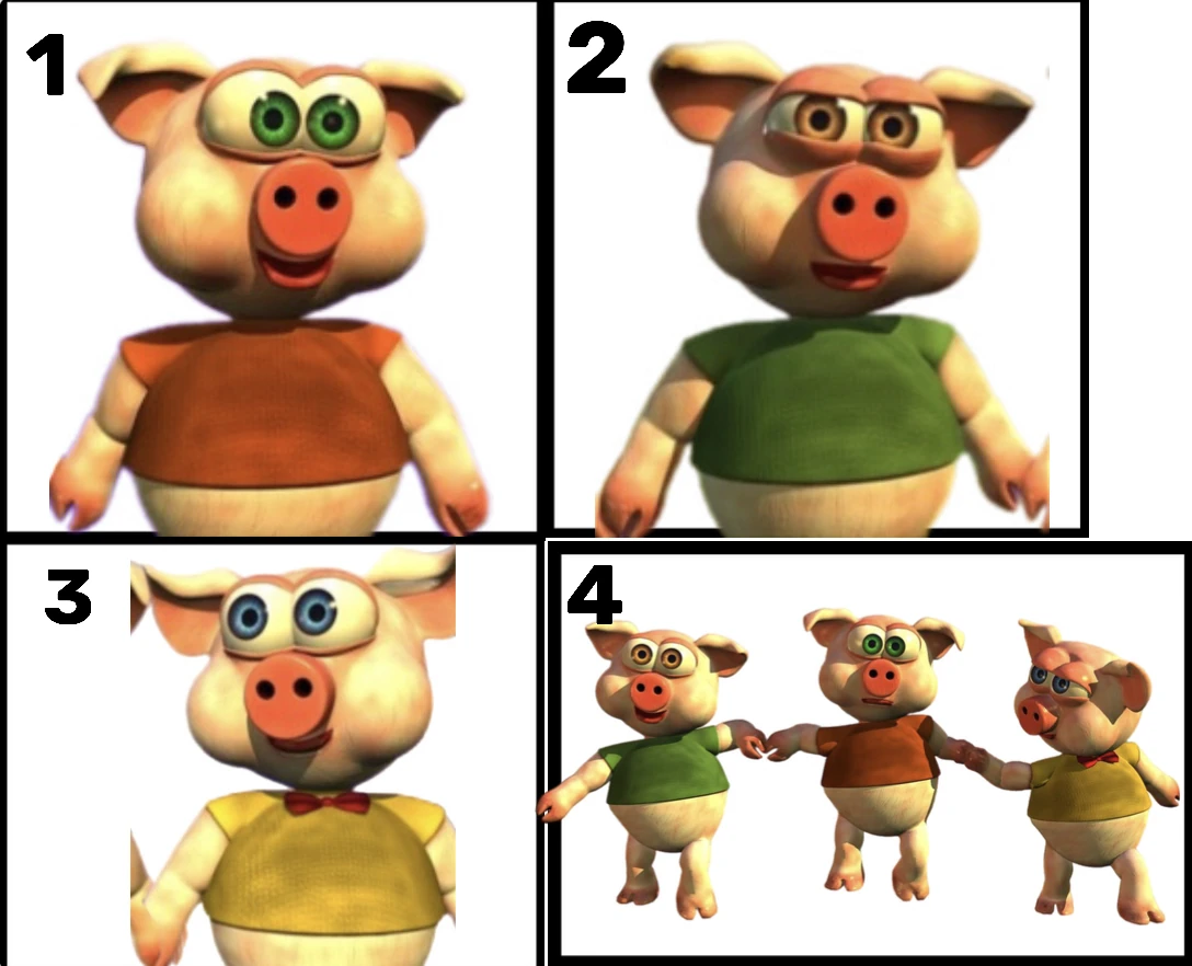 The Three Little Pigs “Los Tres Chanchitos” Character Info: Images | Fandom