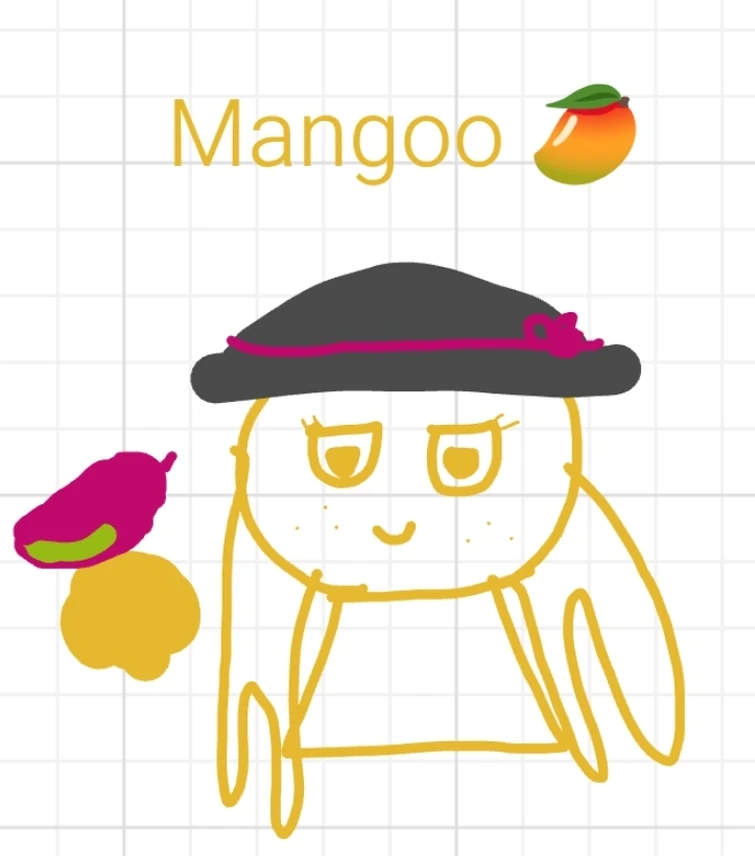 Emma and Mangos XD (DarkBeet pfp is mango related so i got this idea ...