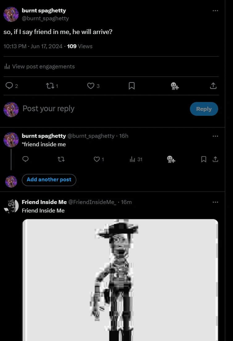 FRIEND INSIDE ME. | Fandom