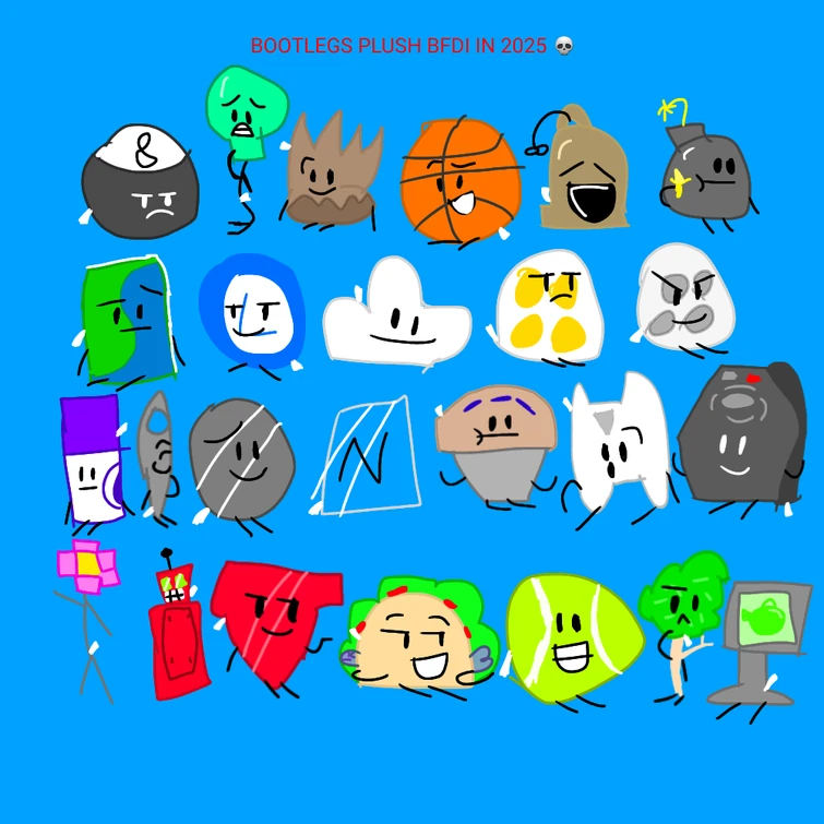 Bootleg Plushies BFDI in 2025 💀 | Fandom