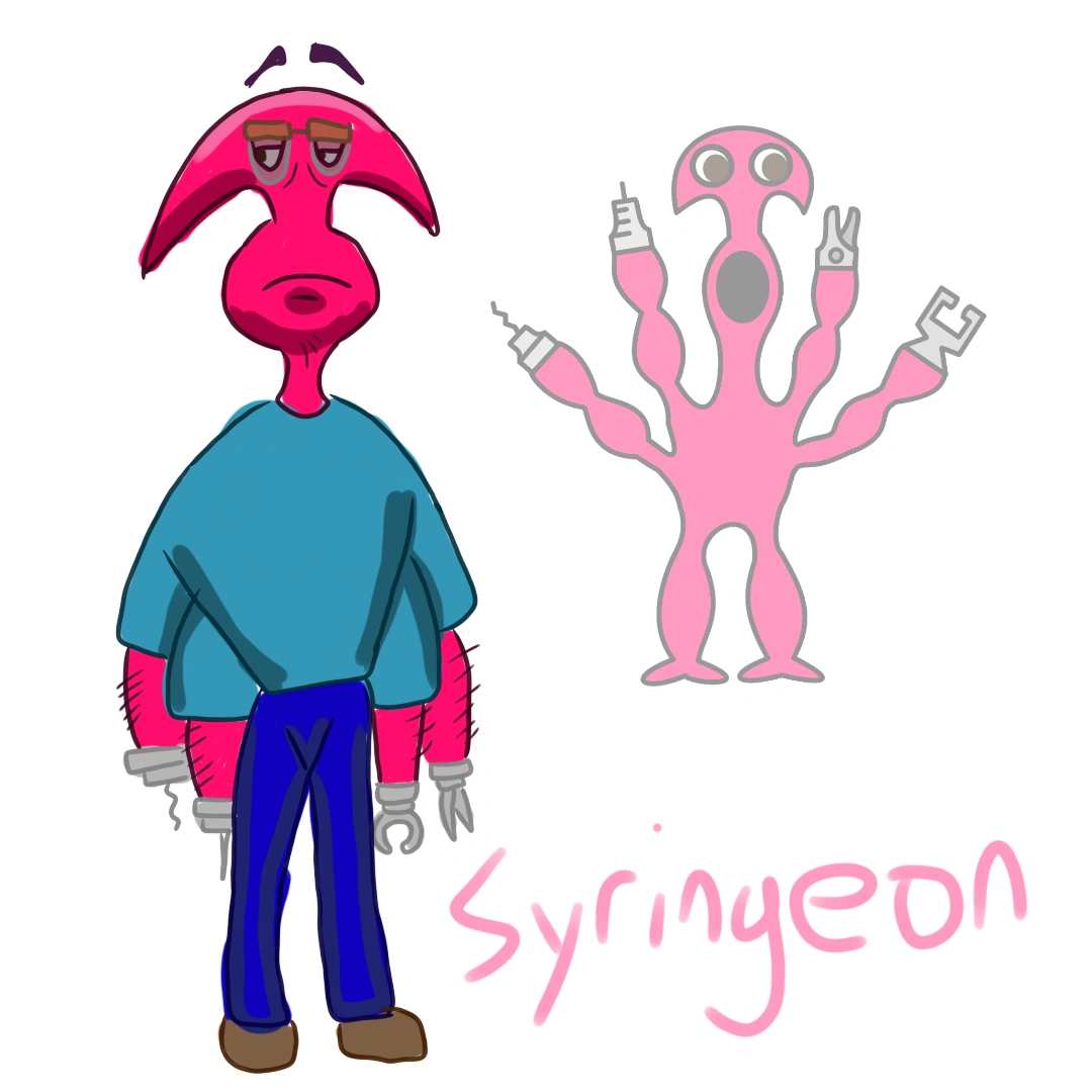 I was trying to draw syringeon in my art style | Fandom