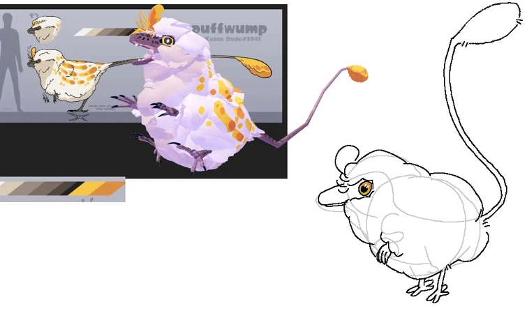 Hi. I drew a puffwump because it is the best thing ever | Fandom