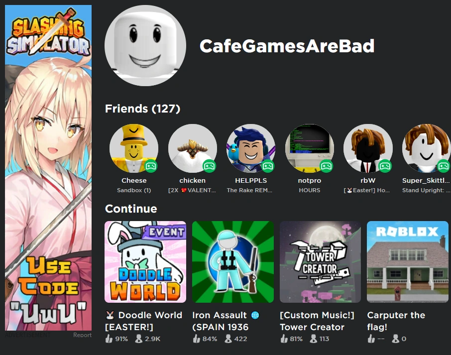 Simp ad on roblox | Fandom