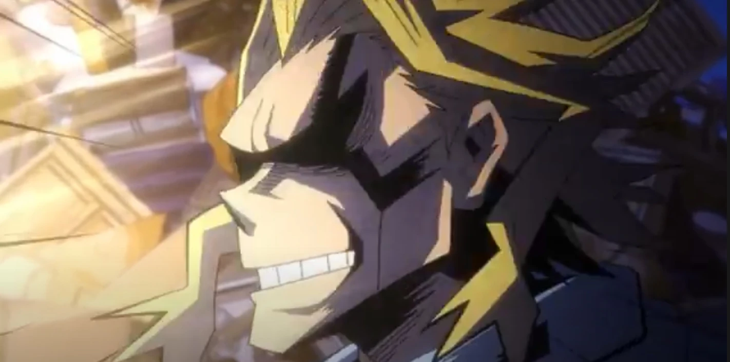 All Might’s face in his hero and civilian form at the same time | Fandom