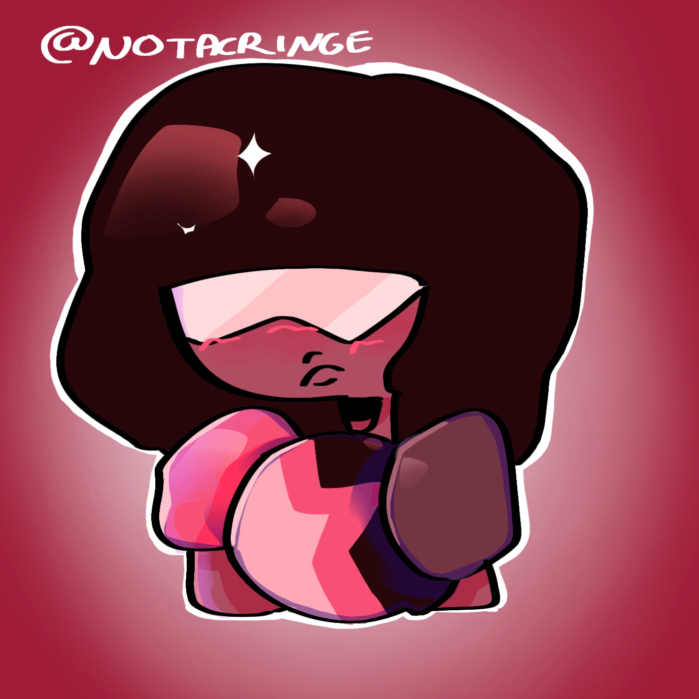 This is the only day I've ever drawn an SU character after being asked ...