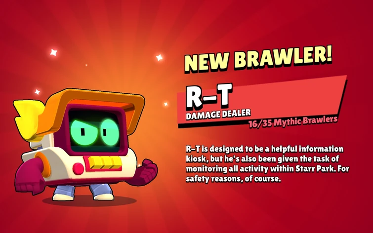 R-T is the brawler number 67 in my collection. | Fandom