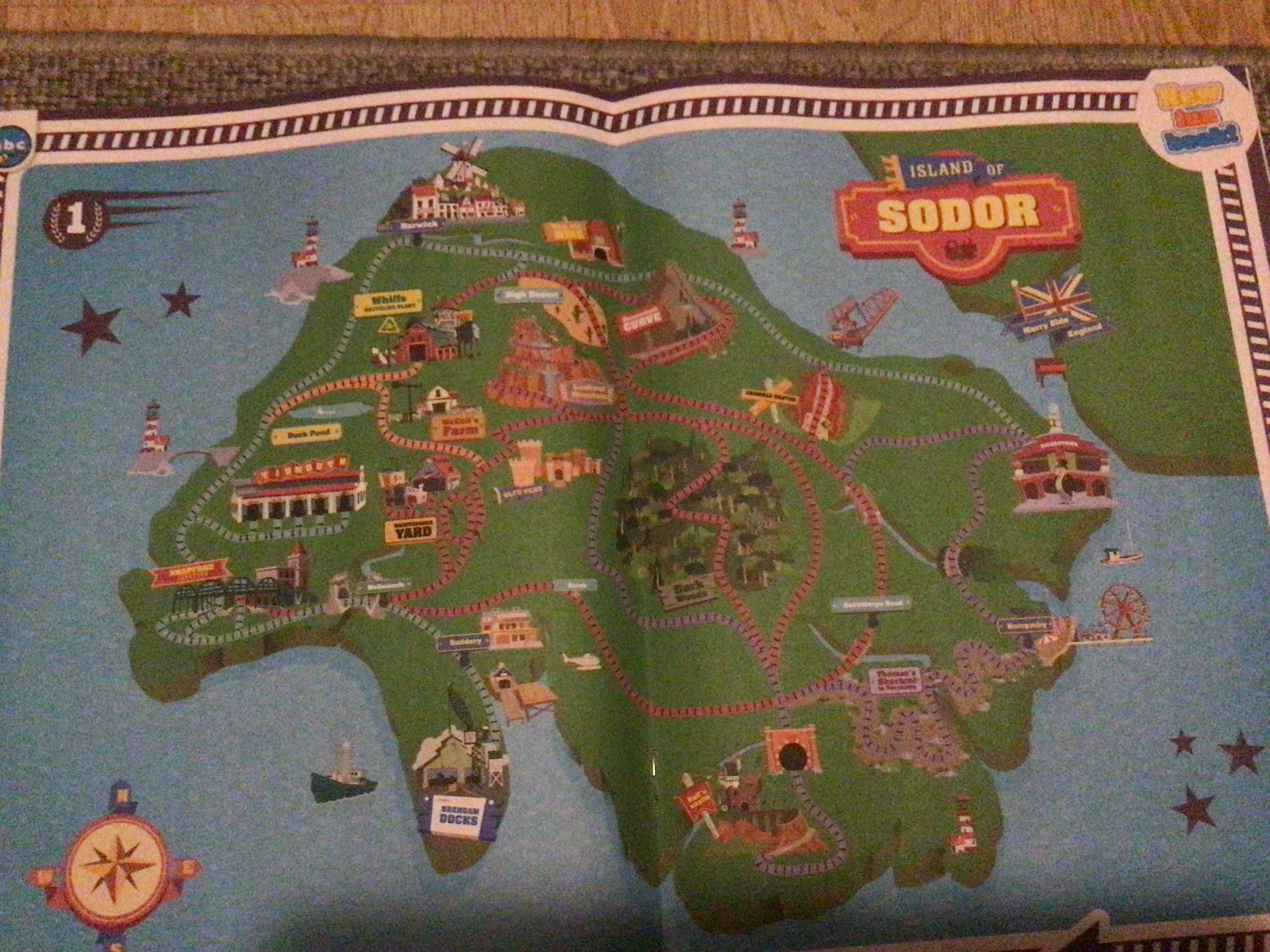 The map of sodor | Fandom