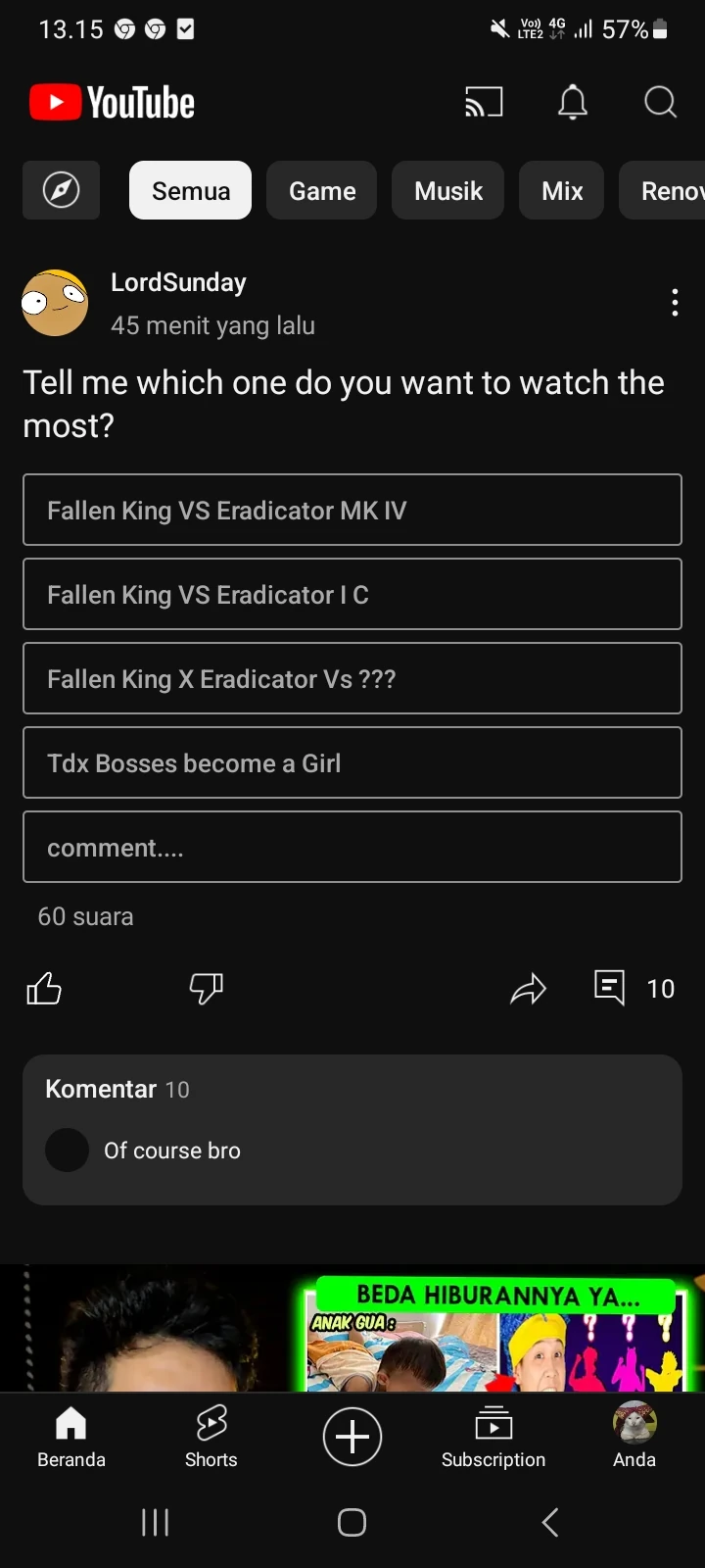 bro what is that in the 4th option💀 | Fandom