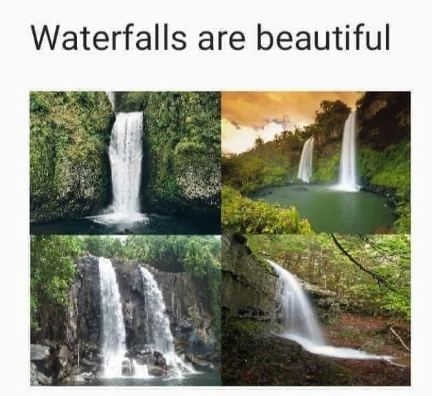 Waterfalls are beautiful! | Fandom