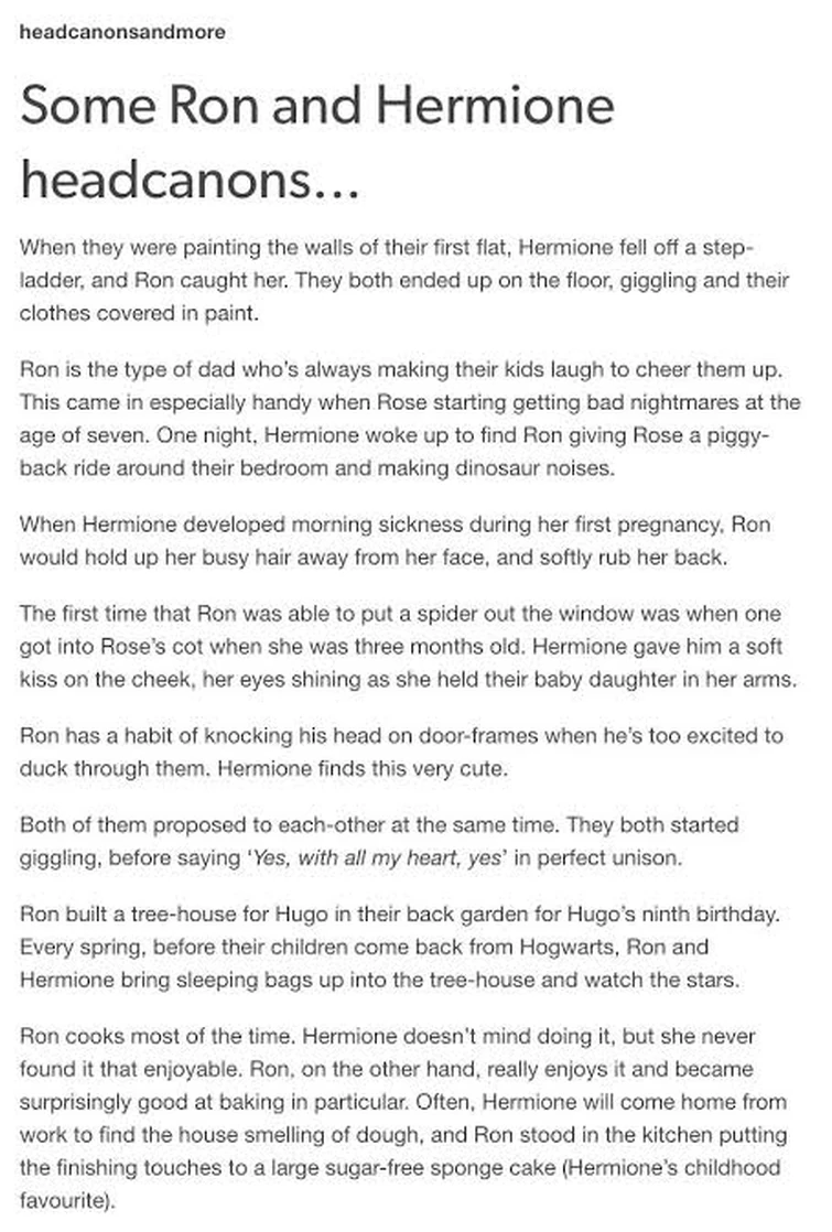 Romione Headcanons | Fandom