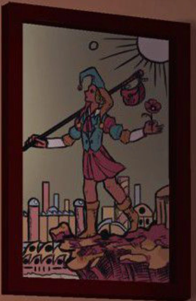 The Fool detail in Poppy Playtime's Christmas picture. | Fandom