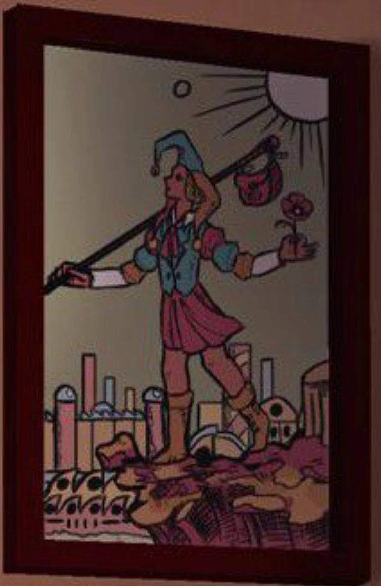 The Fool detail in Poppy Playtime's Christmas picture. | Fandom