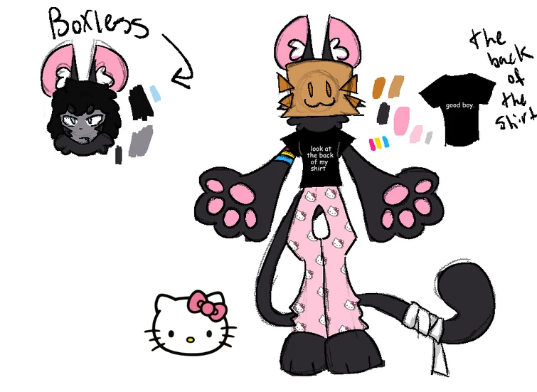 i was encouraged to draw my sona like this actually idk if its ok to ...